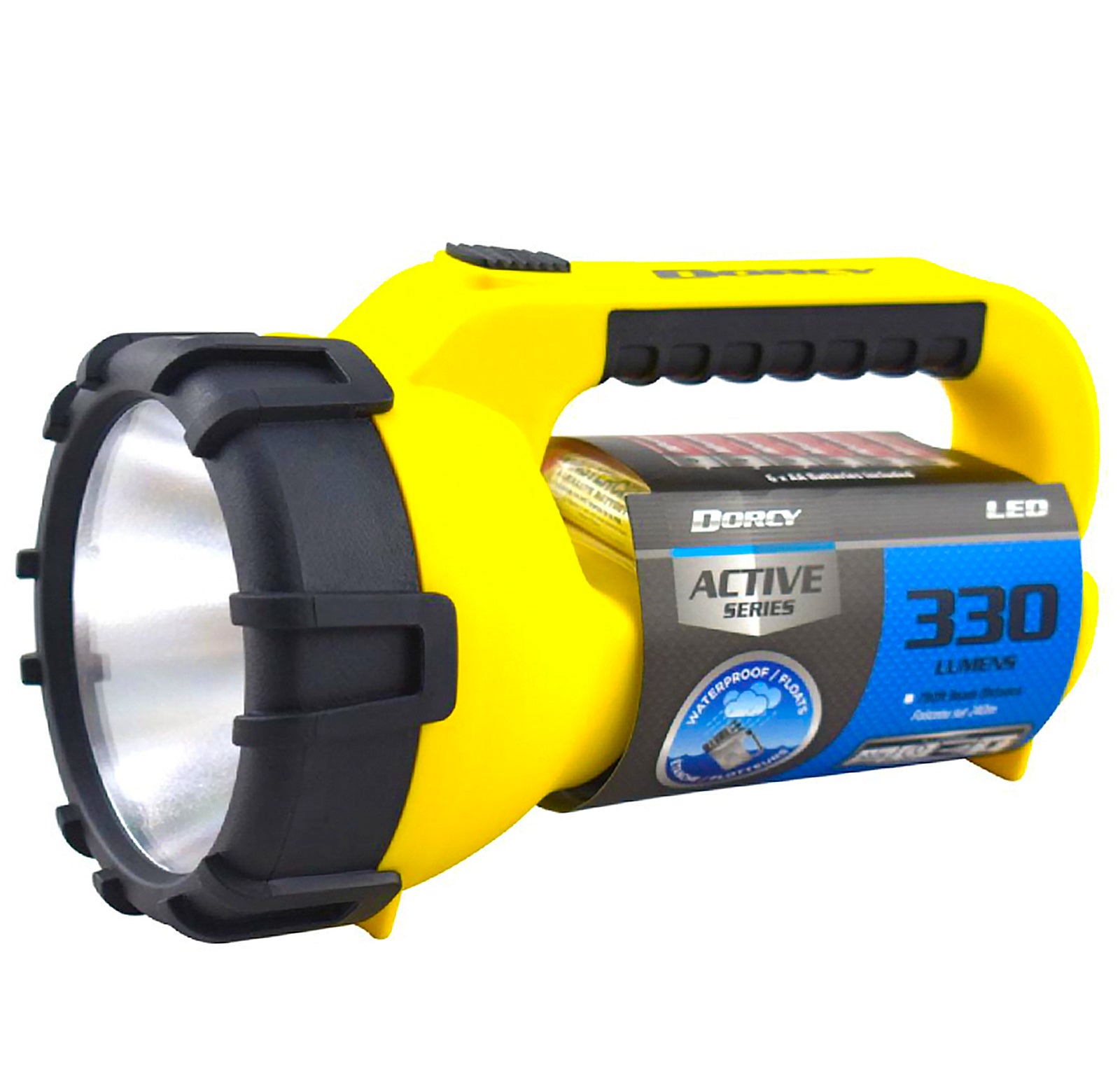 Dorcy Floating Torch Waterproof 330 LED Safety Spotlight Boat Flashlig ...